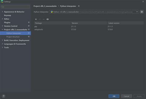 Does PyCharm Have A Shortcut To Python Interpreter Project Settings Stack Overflow
