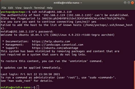 Headless Installation For Jetson Nano