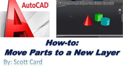 How To Move Parts To A New Layer In Autocad Youtube