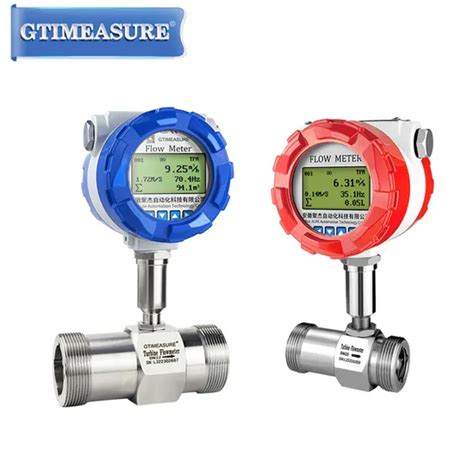 Turbine Flowmeter Thread Connection Water Fuel 4 20ma Pulse Rs485 Digital Flow Meter Water