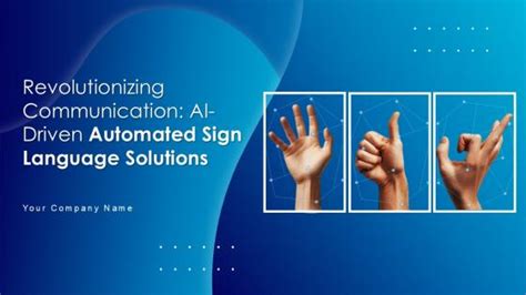 Revolutionizing Communication Ai Driven Automated Sign Language