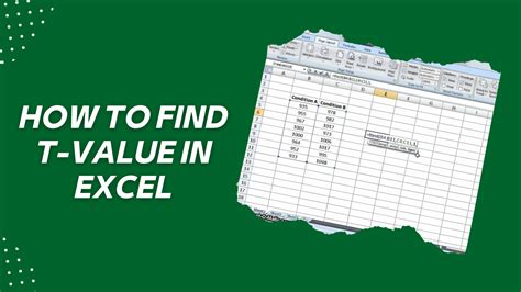 A Comprehensive Guide On How To Find T Value In Excel Earn Excel