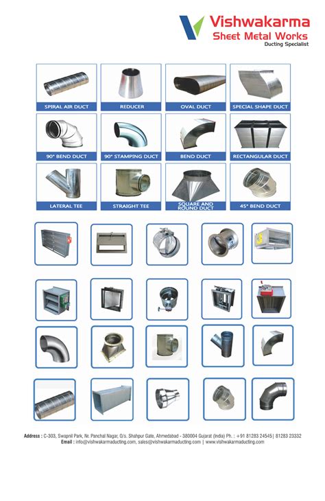 Sheet Metal Duct Fittings Catalog Sheet Metal Duct And Pipe Sheet