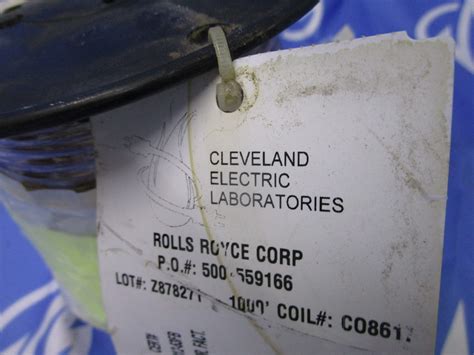 New Cleveland Electric 1000ft Type K T C Wire Itw K 20 2 507 0 C 1 Y Warranty Integrity