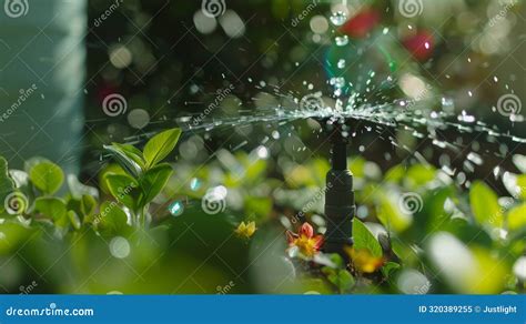 A Visual Representation Of The Smart Irrigation System In Action