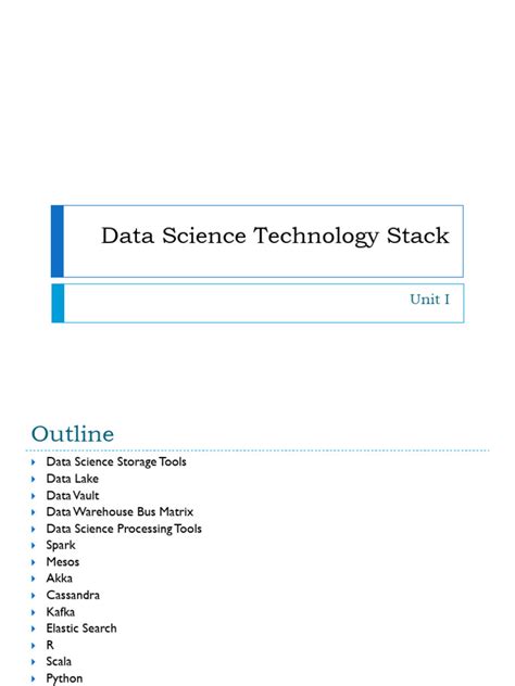 Unit 11data Science Technology Stack Pdf Apache Spark Apache Hadoop