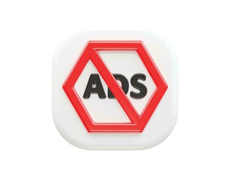 Ad Blocker Icon 3d Render 25750956 Vector Art At Vecteezy