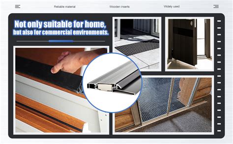Blulu 36 Aluminum Exterior Door Threshold 5 58 Outdoor Swing
