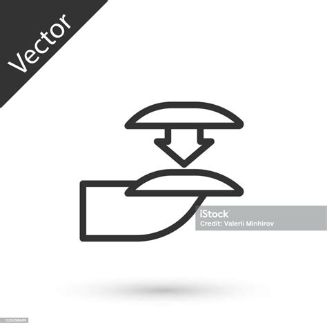 흰색 배경에 격리 된 매니큐어 아이콘에 대한 거짓 손톱의 회색 줄 세트 네일 확장을위한 바니시 색상 팔레트 인공 손톱 벡터 0