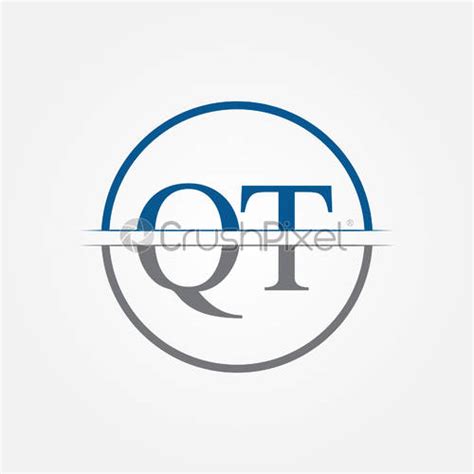 Initial Monogram Letter QT Logo Design Vector Template QT Letter Stock Vector 3016141 Crushpixel