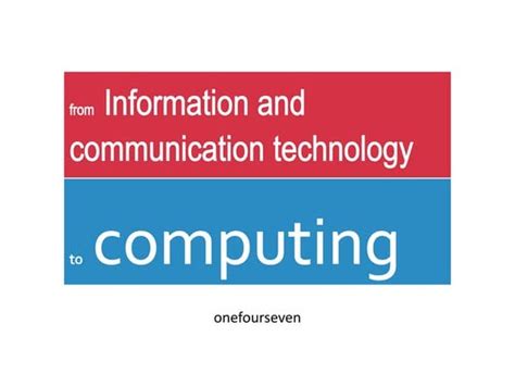 What Is Computingpptx Computing Technology And Computing