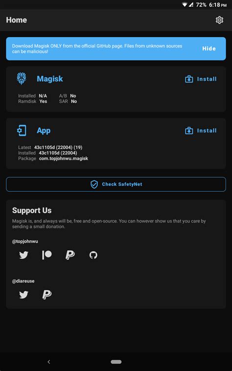 Magisk Manager Unable To Detect Installed Magisk On C D Issue Topjohnwu