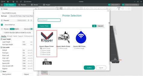 sv06 ace orcaslicer import configuration file windows sovol 3d