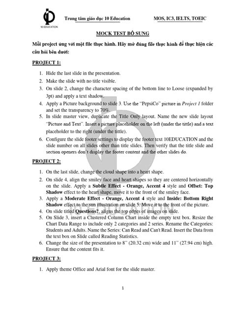 Mock Test Bổ Sung Pdf Computing