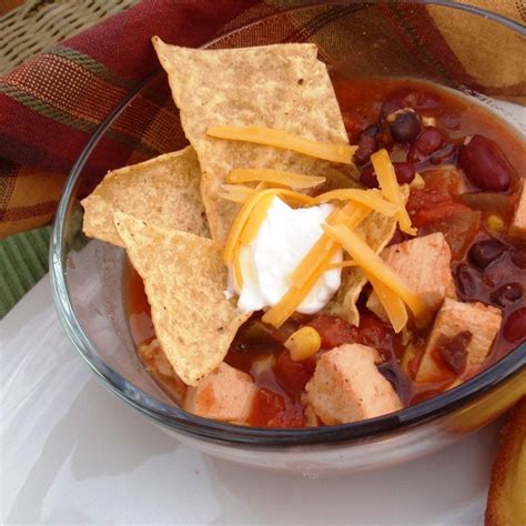 Slow Cooker Chicken Taco Soup Crockpot Girl