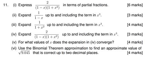 Algebra Precalculus Express In Partial Fractions And Expand The Terms