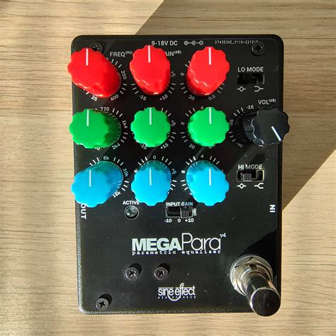Sine Effect Mega Para V4 Parametric Equalizer Reverb