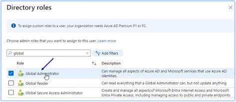 Assigning Global Admin In Azure Active Directory