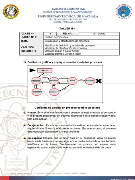 Taller N4 Pdf Proceso Computación Programación