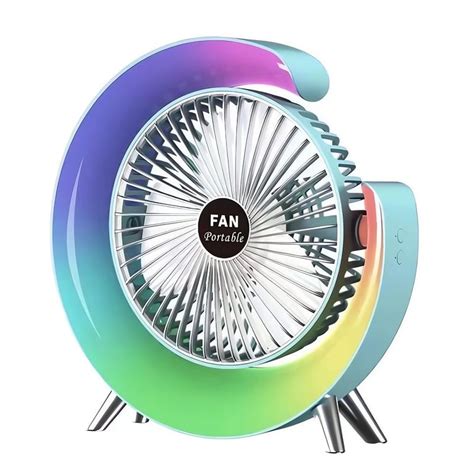 Ventilador Portátil De 3 Velocidades Con Luces Rgb Sodimac Perú