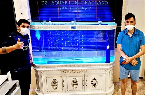 😘ขาวๆ สวยๆ Luxury สุดๆ 🐠ตู้ปลาเฟอร์ ระดับ Hi End 🤩 กระจก โค้งไร้รอยต่อ ใสพิเศษ 📲 ควบคุมระบบไฟ