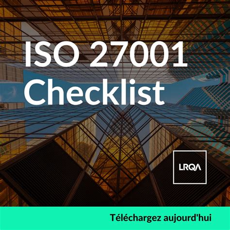 Lrqa Sur Linkedin Iso 27001 Checklist Lrqa