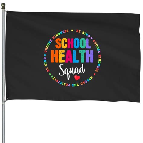 Nursing Elementary School Back To School School Health Squad House Flags Sold By Kevinfeest65781