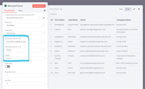 Create Salesforce Accounts Based On Excel 365 Data N8n Workflow Template