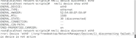 Linux 虚拟机的网络，dns的设定及nmcli命令虚拟机 Nmcli Disconnect Csdn博客