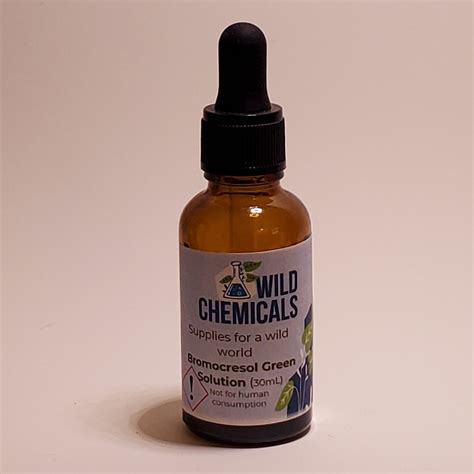 Bromocresol Green Indicator Ph Indicator Wild Chemicals