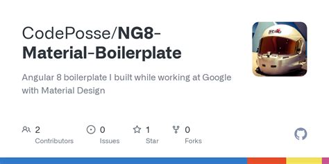 Github Codeposse Ng Material Boilerplate Angular Boilerplate I Built While Working At