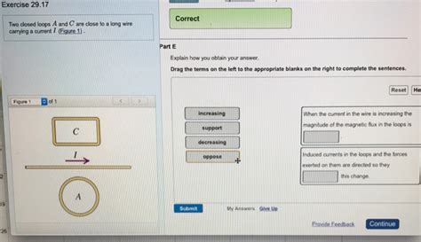 Solved Two Closed Loops A And C Are Close To A Long Wire