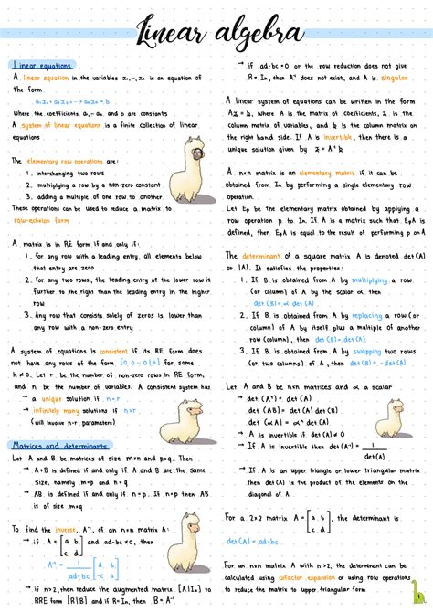 Linear Algebra Summary Warning Error During Font Loading