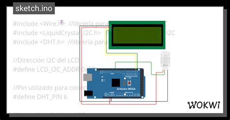 Lcd 20x4 Dht22 Wokwi Esp32 Stm32 Arduino Simulator