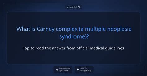 What Is Carney Complex A Multiple Neoplasia Syndrome
