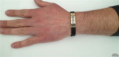 Златни гривни с кожа и силикон Мъжко бижу Злато Бижута Пазарджик Златни гривни с кожа