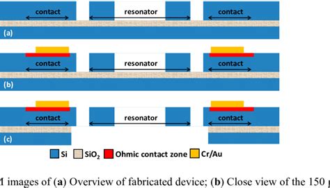 Fabrication Process A Deep Reactive Ion Etching Drie B Ion Download Scientific Diagram