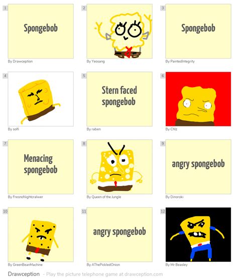 Spongebob Drawception