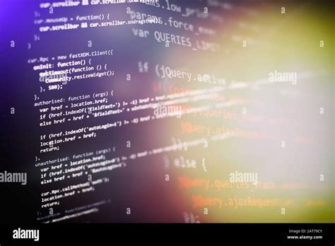 Monitor Closeup Of Function Source Codewriting Programming Functions