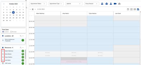 Scheduler Navigation Filters And Views Kipu Health