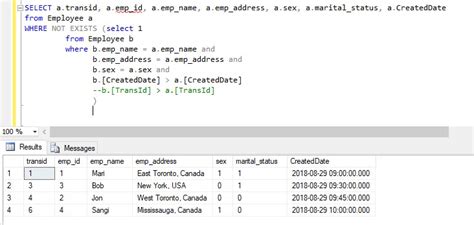 technical how to get latest record or first record from a table in sql