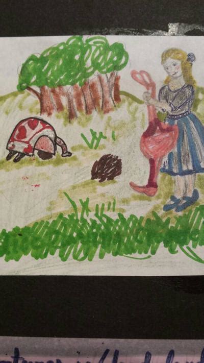 Alice Playing Croquet By Theladyofimladris On Deviantart