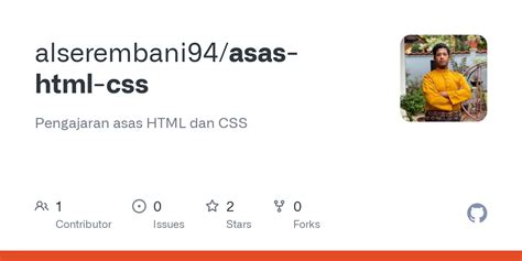 GitHub Alserembani94 Asas Html Css Pengajaran Asas HTML Dan CSS