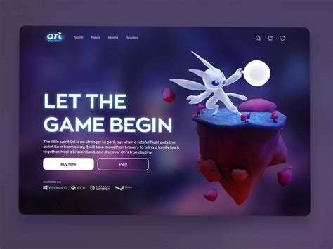 game landing page by dmitry lauretsky for ronas it ui ux team on dribbble
