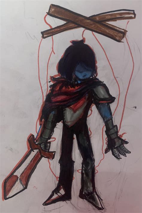 A Drawing Of Kris My Sister Made She Doesnt Have Reddit Rdeltarune