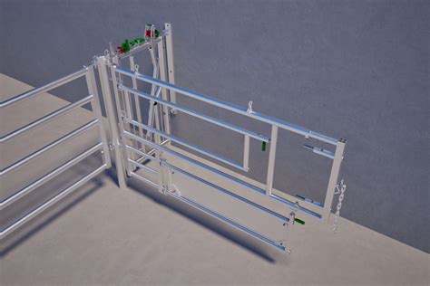 Jourdain Single Calving Yoke And Operating Gate Teemore Engineering Livestock Housing