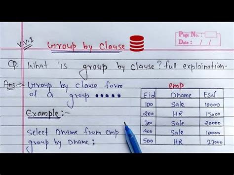 Learn Group By Clause In Sql Oracle Database Mind Luster