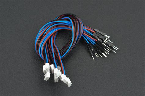 Buy Gravity 3 Pin Ph2 0 To Dupont Male Connector Analog Cable Pack 30cm Df Fit0897 Dfrobot