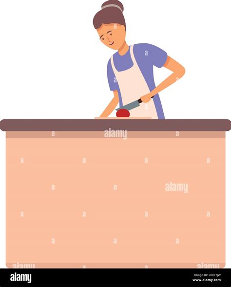 Food Class Icon Cartoon Vector Cook Online Virtual Hand Stock Vector Image And Art Alamy