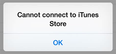 fix for cannot connect to itunes store error in ios